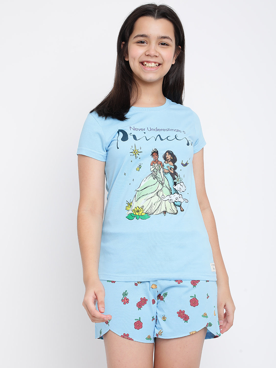 Lil Tomatoes Girls Disney Cotton Night Suits | Lil Tomatoes