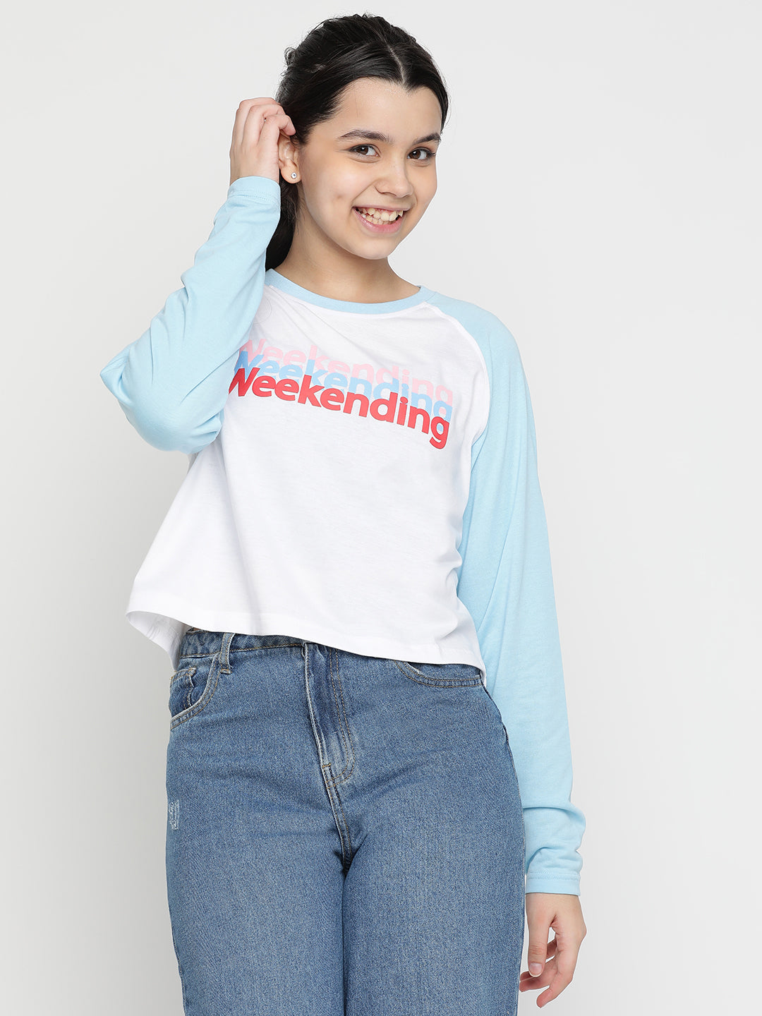 Lil Tomatoes Girls Cotton Crop Top